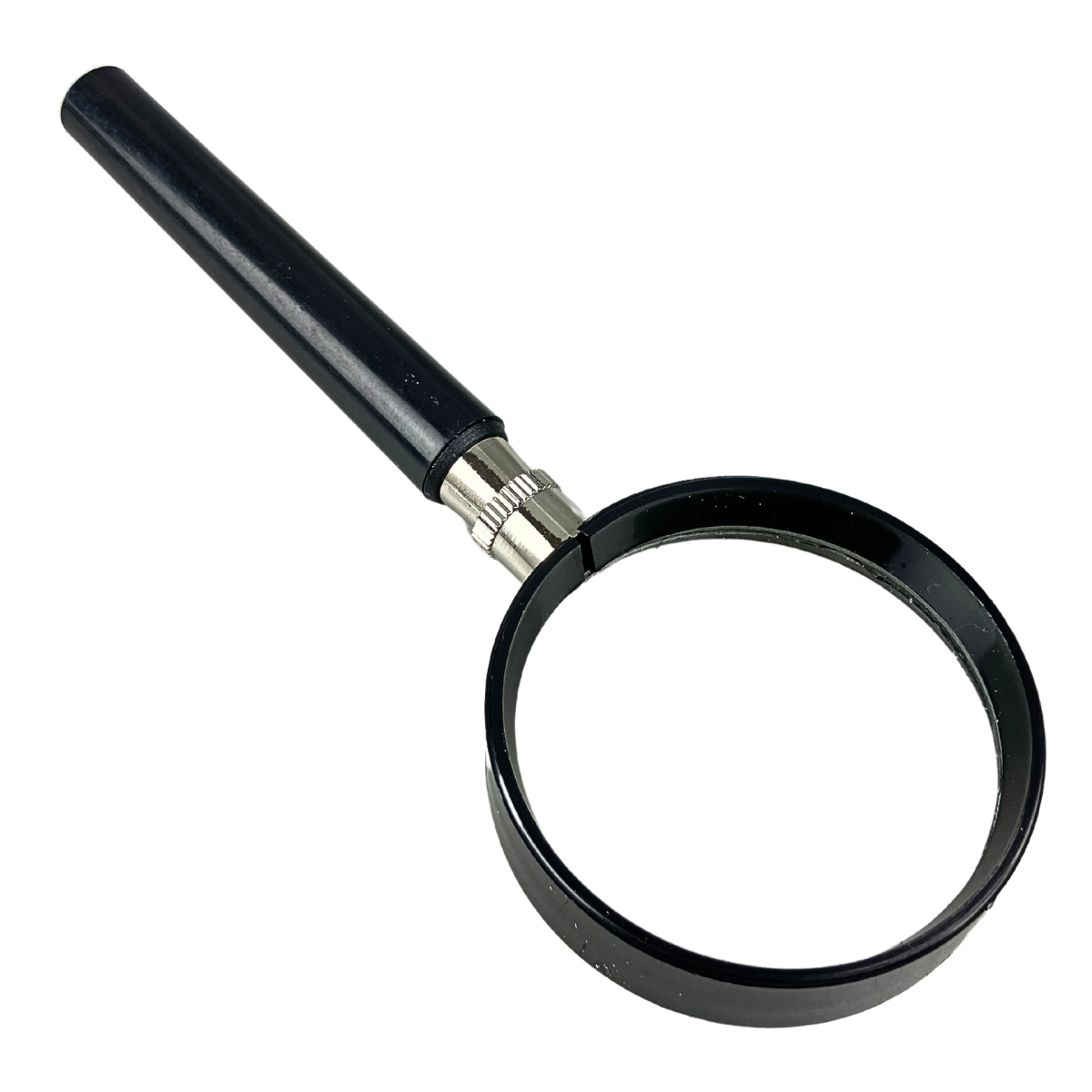 2" Diameter, 3X Power Lens Handheld Magnifier With Black Frame And Han ...