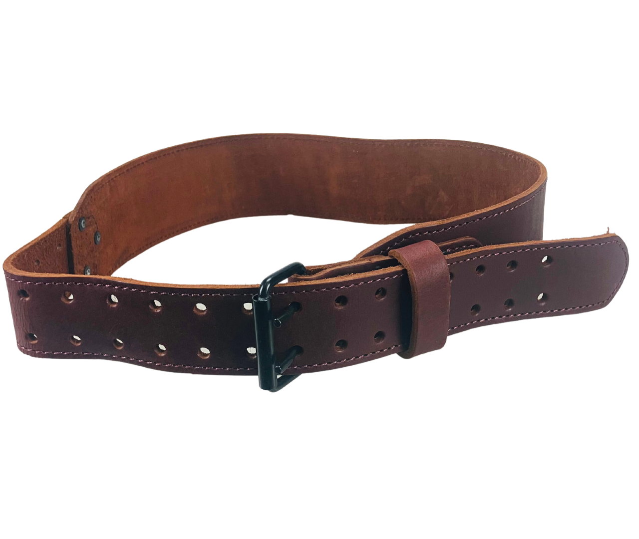 3" Brown Work Tool Belt in Oil Tanned Full Grain Leather | Heavy Duty ...