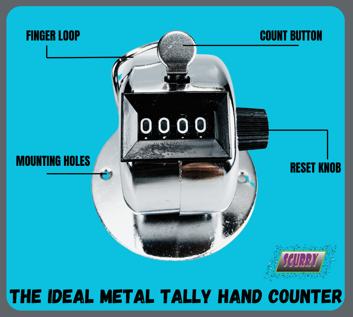 4 Digit Tally Counter (0-9999) – ToolUSA