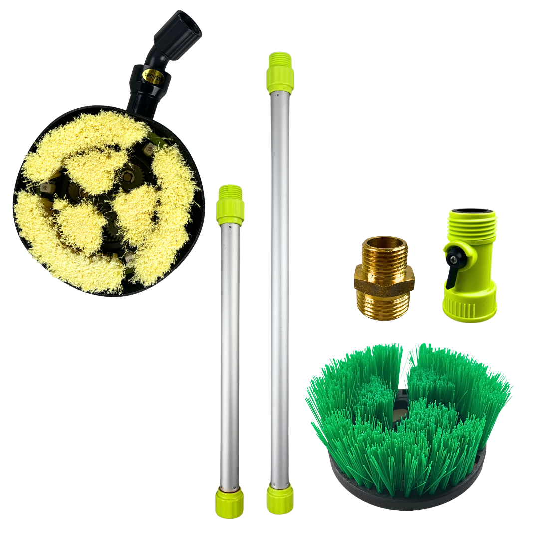Eco-Scrubber Hydro Power Brush – Patented Water-Driven Rotating Scrubb ...