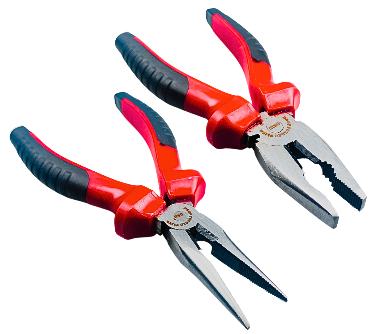 2 Pcs. 8 Inch Pliers Set - Lineman & Long Nose – ToolUSA