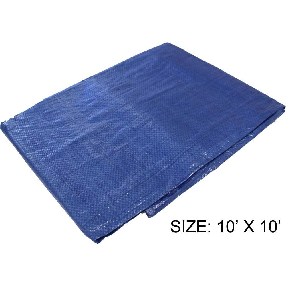 10x10 Foot Multipurpose Waterproof Blue Tarp, 70 GSM - TB-51011 – ToolUSA