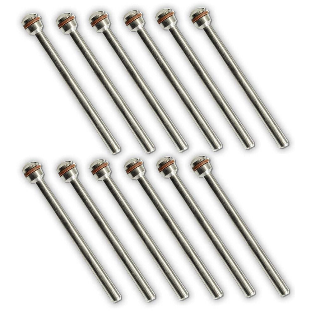 12 Piece Set Of Mandrel #2 (1/8 Inch) Complete With Red Washer - TJ-52 ...