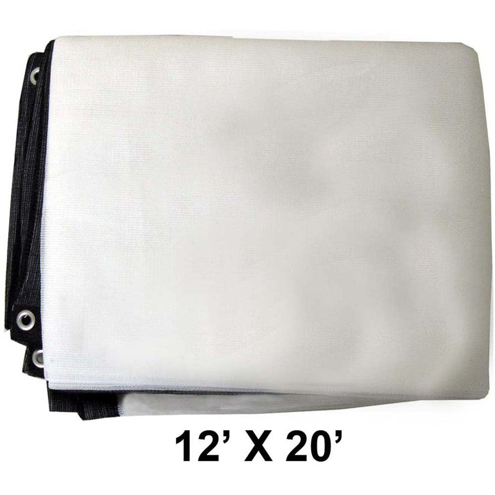 12 X 20 Foot White Sunshade Net - TSW-41220 – ToolUSA