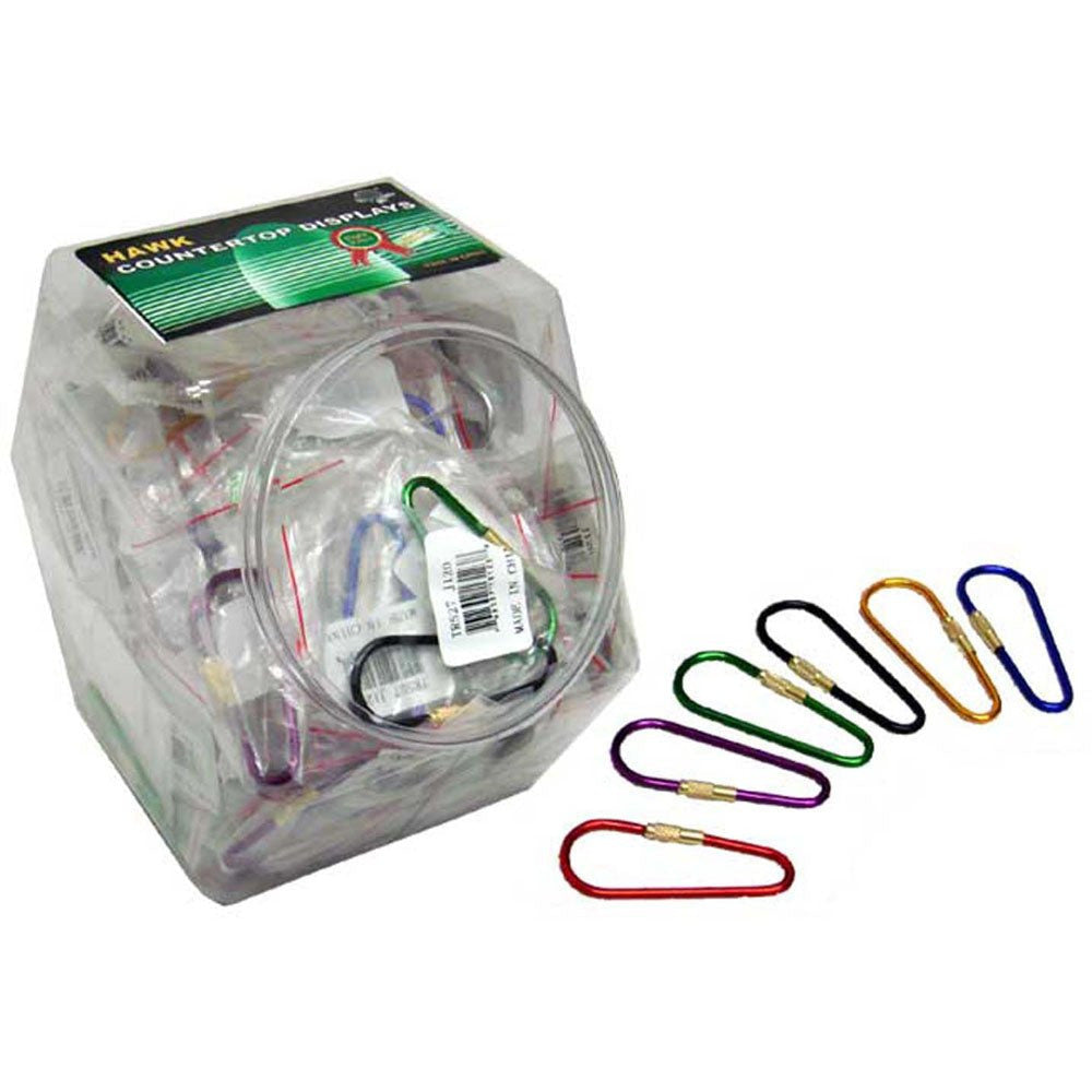 120 Pieces, Locking Caribiner, In A Variety Of Fashionable Colors, Eac ...
