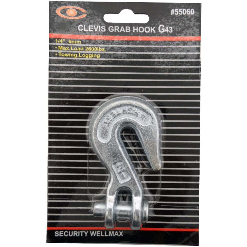 1/4" Clevis Grab Hook Used - Towing, Logging & Rigging Hardware - TR-T ...