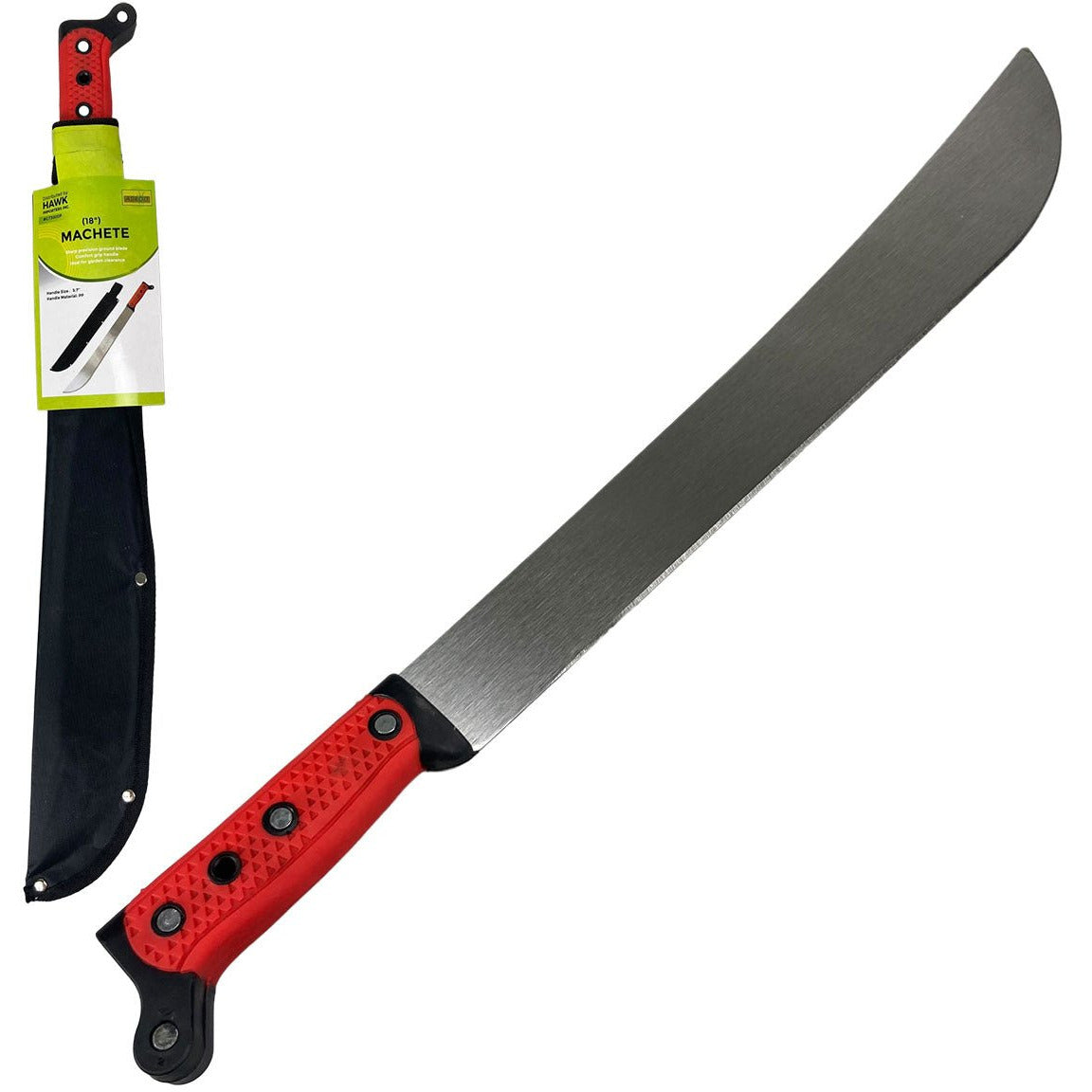 18" Machete with Comfort Grip Handle - G-12309 – ToolUSA
