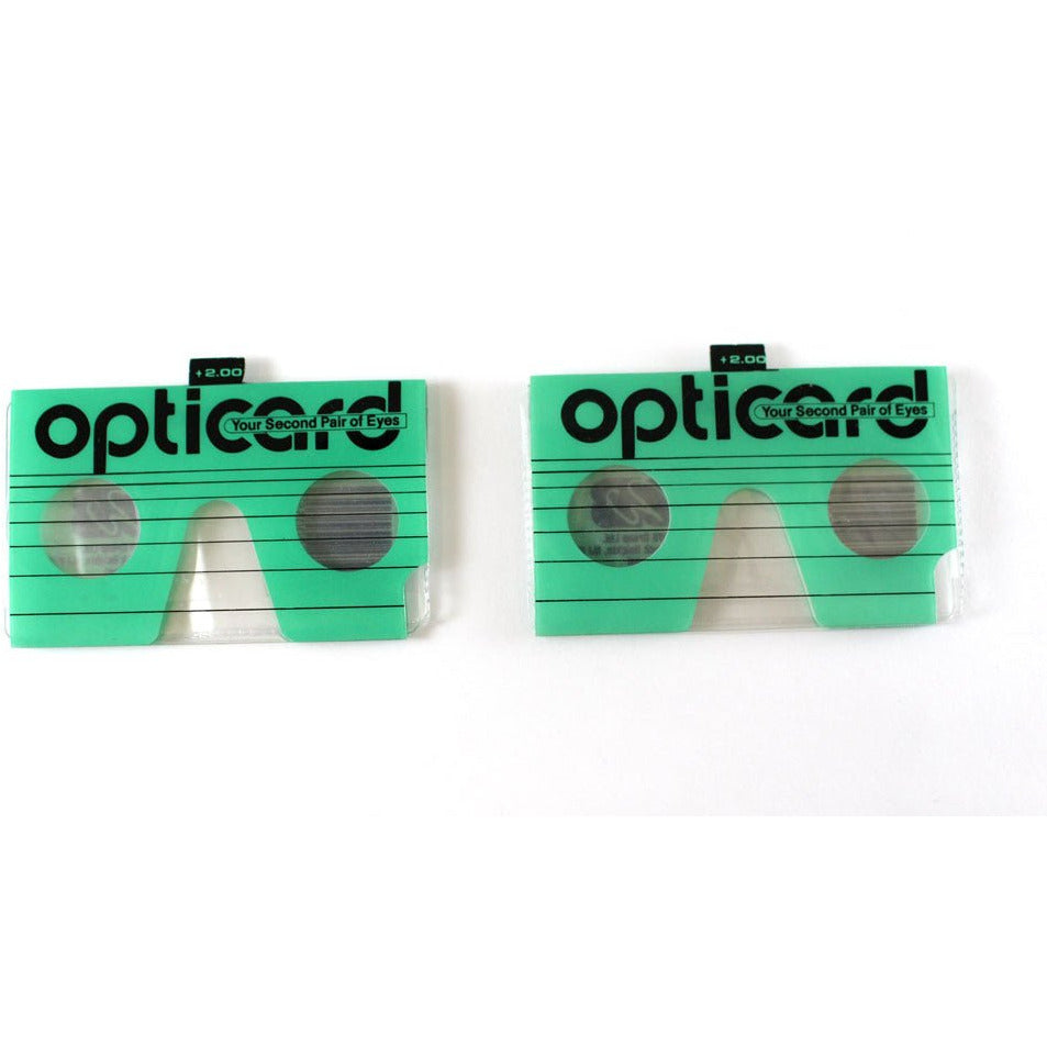 2 Piece Magnifier In Wallet Size For Reading +2.00 - OPTICARD-200 – ToolUSA