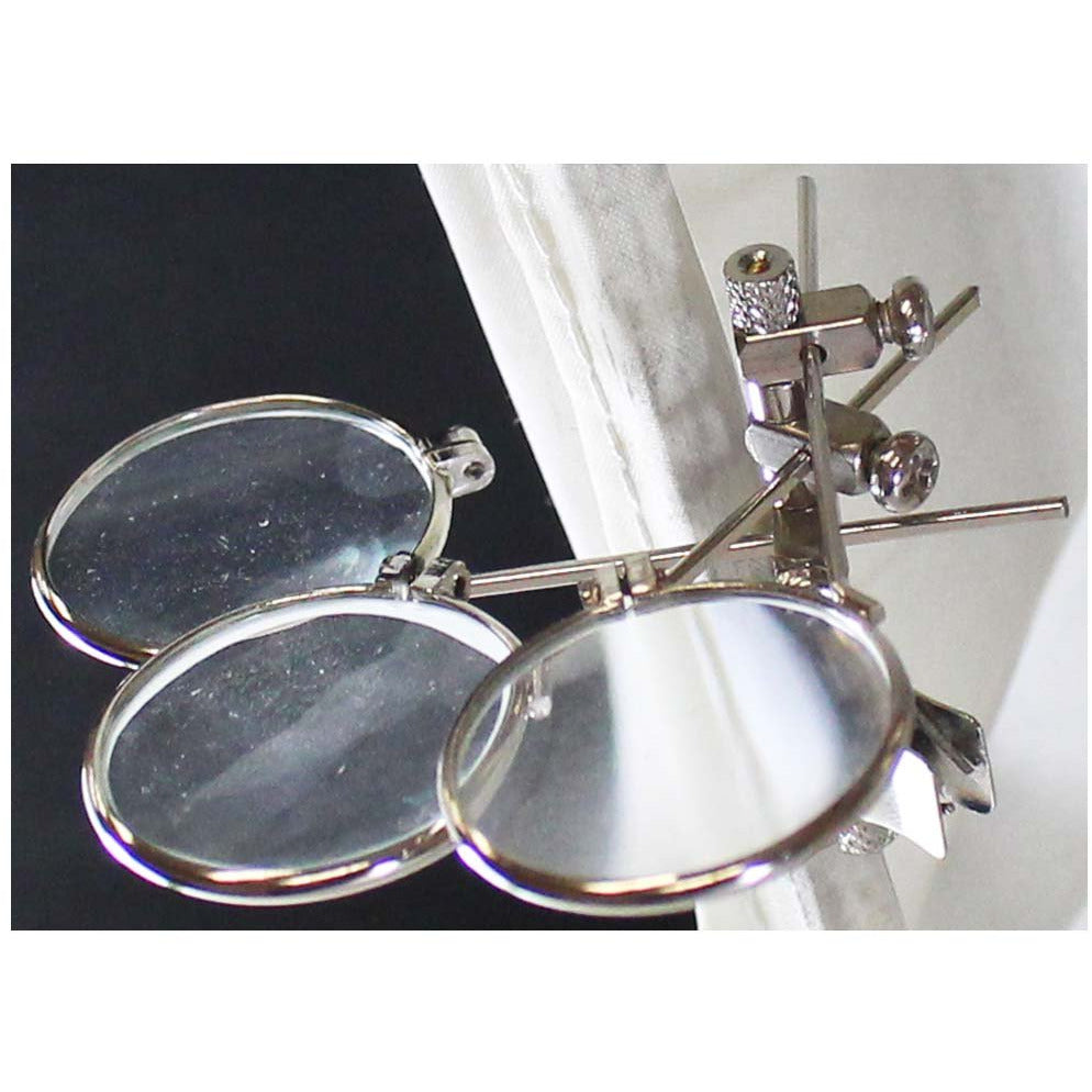 3 Piece Loupe Set for Eyeglasses - 3X, 6X, and 9X Power - MG-17281 ...