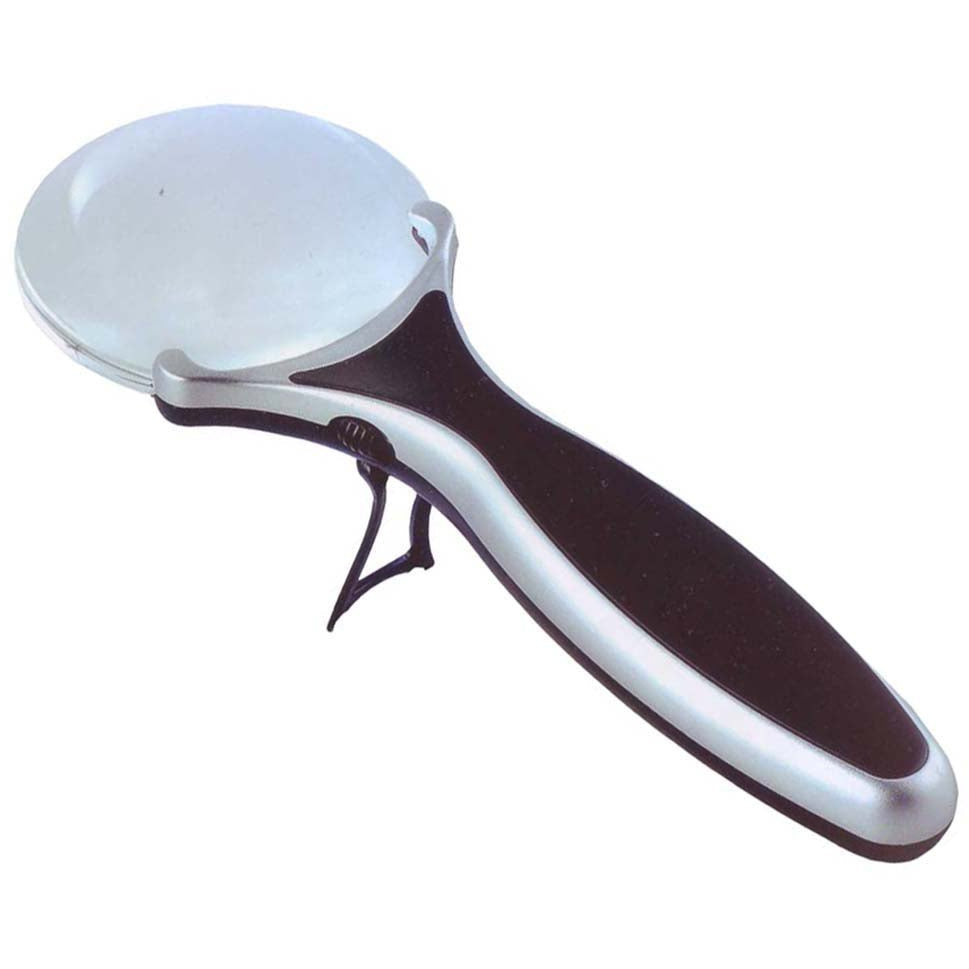 4x/2.5x LED Handheld Rimless Magnifier With Stand - MG-15083 – ToolUSA