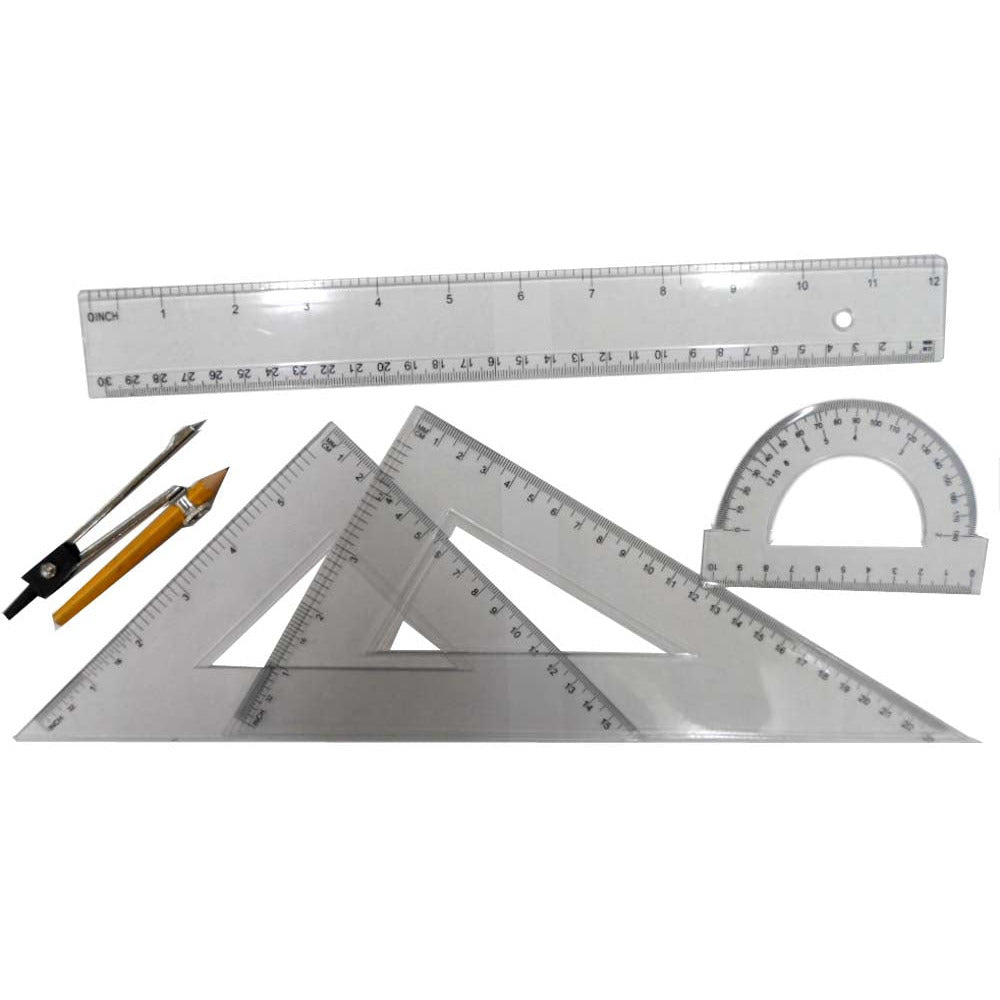 5 Piece Geometric Drawing Tools Set - CR-90457 – ToolUSA