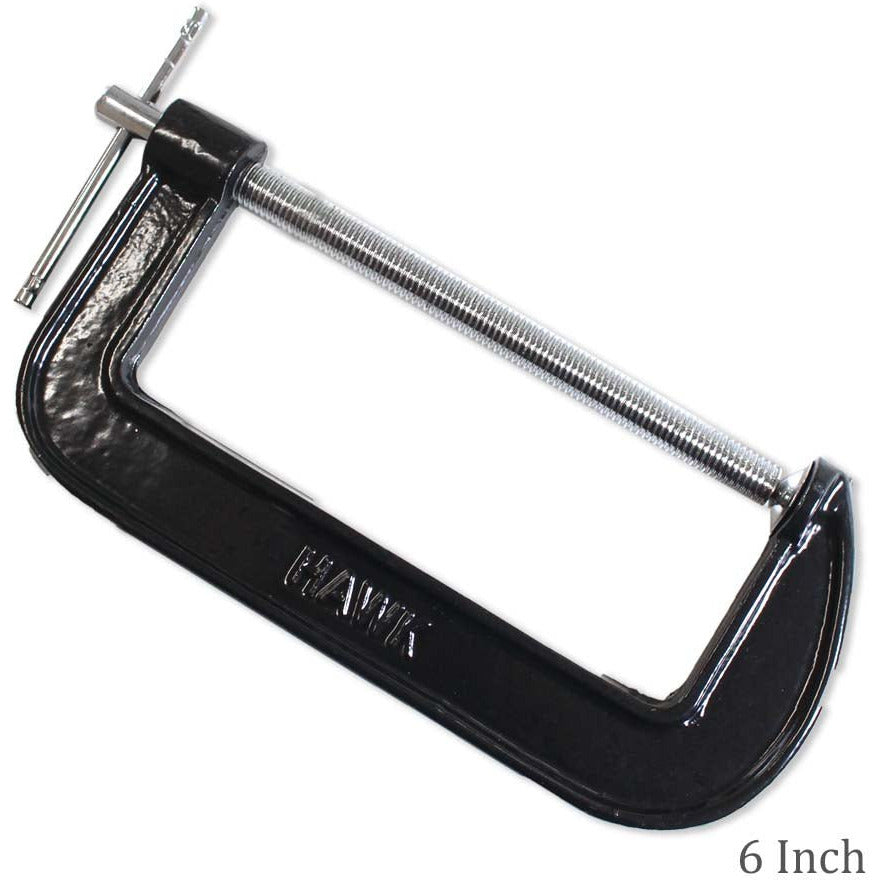 6" Heavy Duty Steel Frame C-Clamp - TZ03-07676 – ToolUSA
