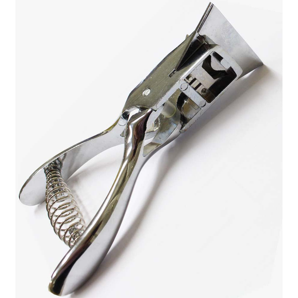 6 Inch Zinc Plated Chrome Rounding Punch For Cardboard Or Plastic Card ...