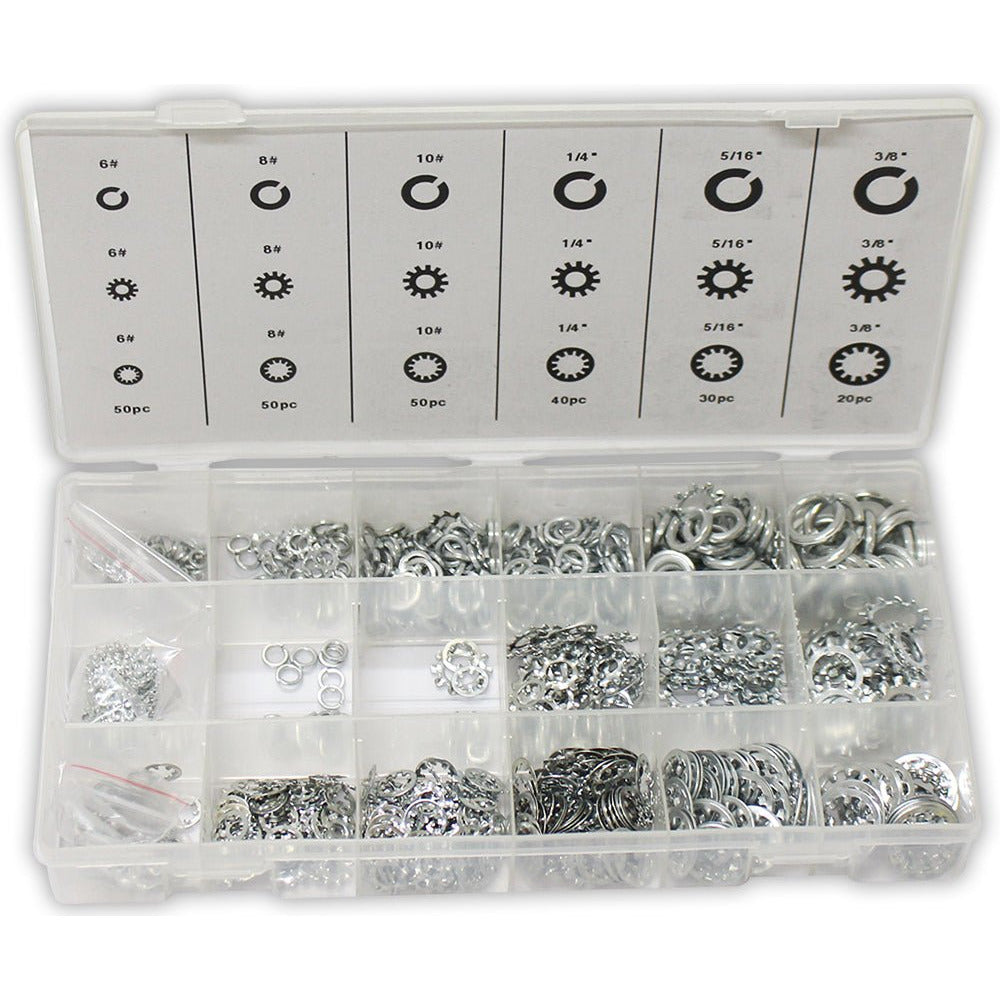 720 Piece Metal Washer Rings Assortment (Pack of: 1) - TX7720 – ToolUSA
