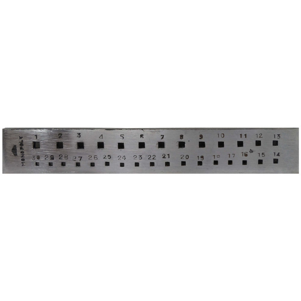 8" 30-Hole Square Draw Plate - TJ01-01910 – ToolUSA