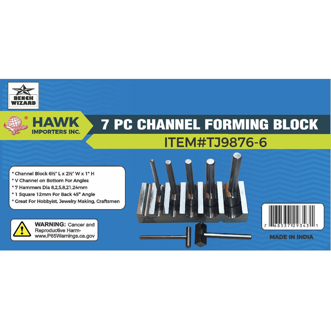 Channel Forming Block, for Sheet Metal - TJ-29343 – ToolUSA
