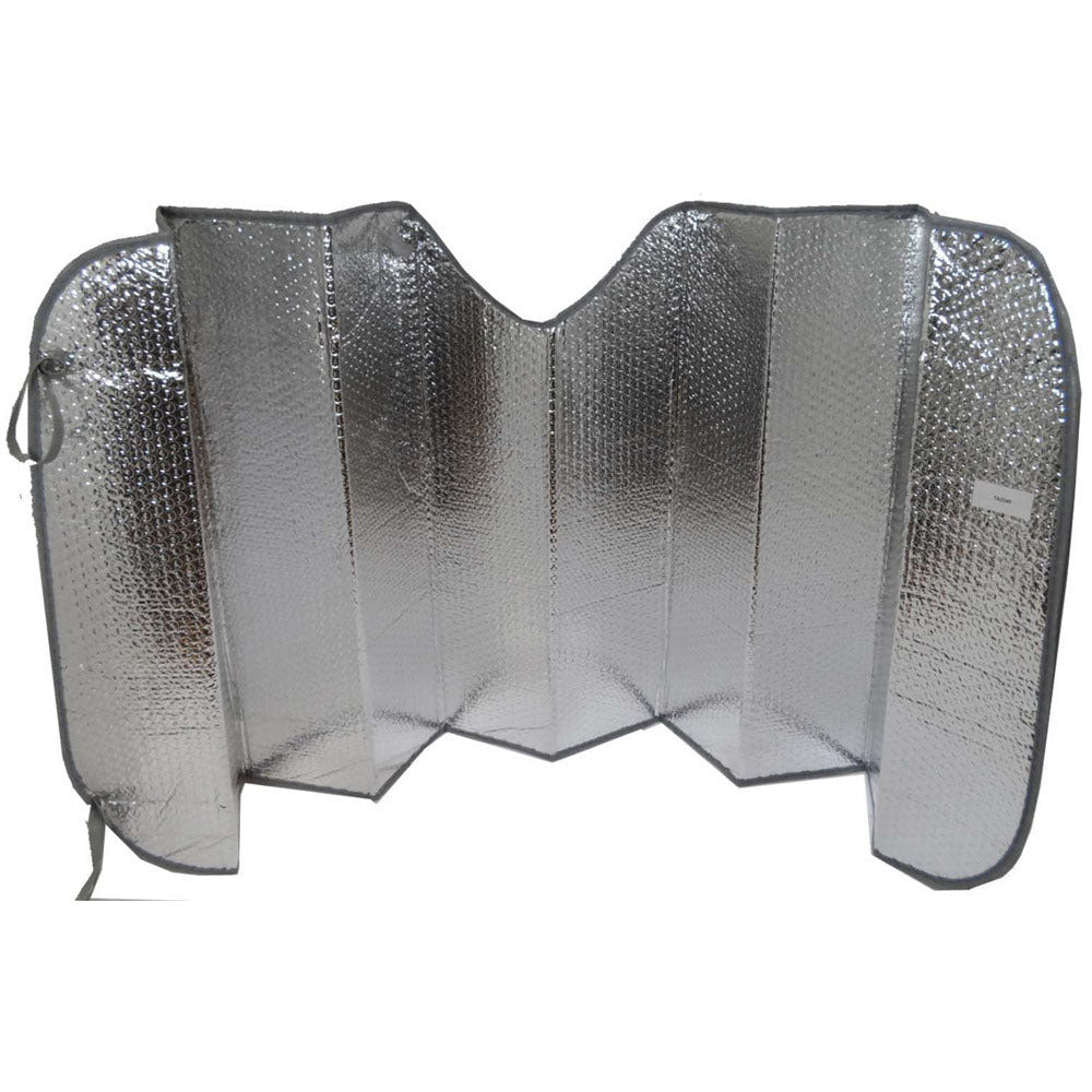 Foldable Silver Car Windshield Sunshade, Size: 23-Inches x 53-Inches ...