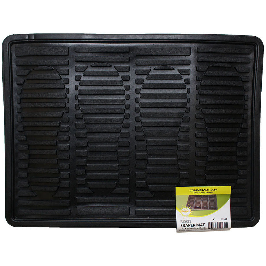 Heavy Duty Rubber Boot Scraper Door Mat - DRS-628 – ToolUSA