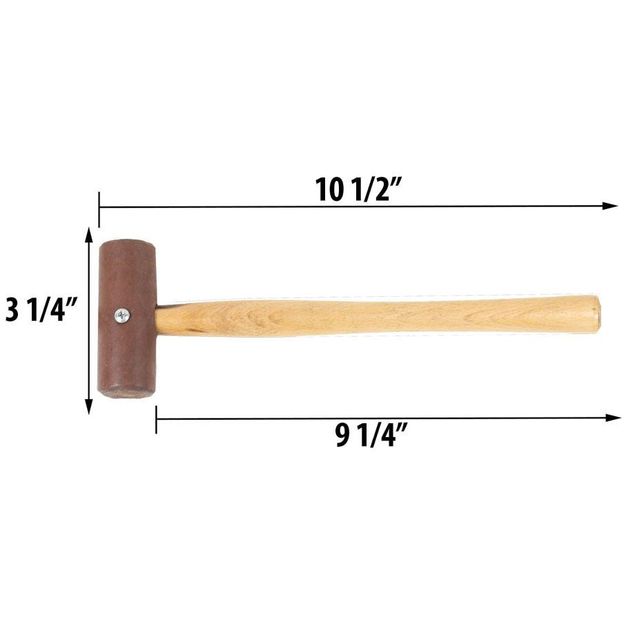 Lightweight Rawhide Mallet with Wooden Handle - PH-00241 – ToolUSA
