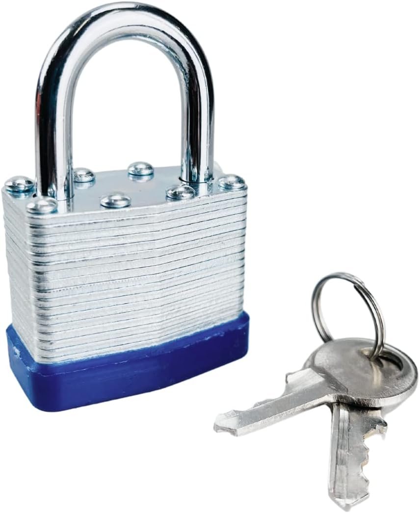 SAFEGUARD High-Security Short Shank Laminated Padlock with Hardened Sh ...