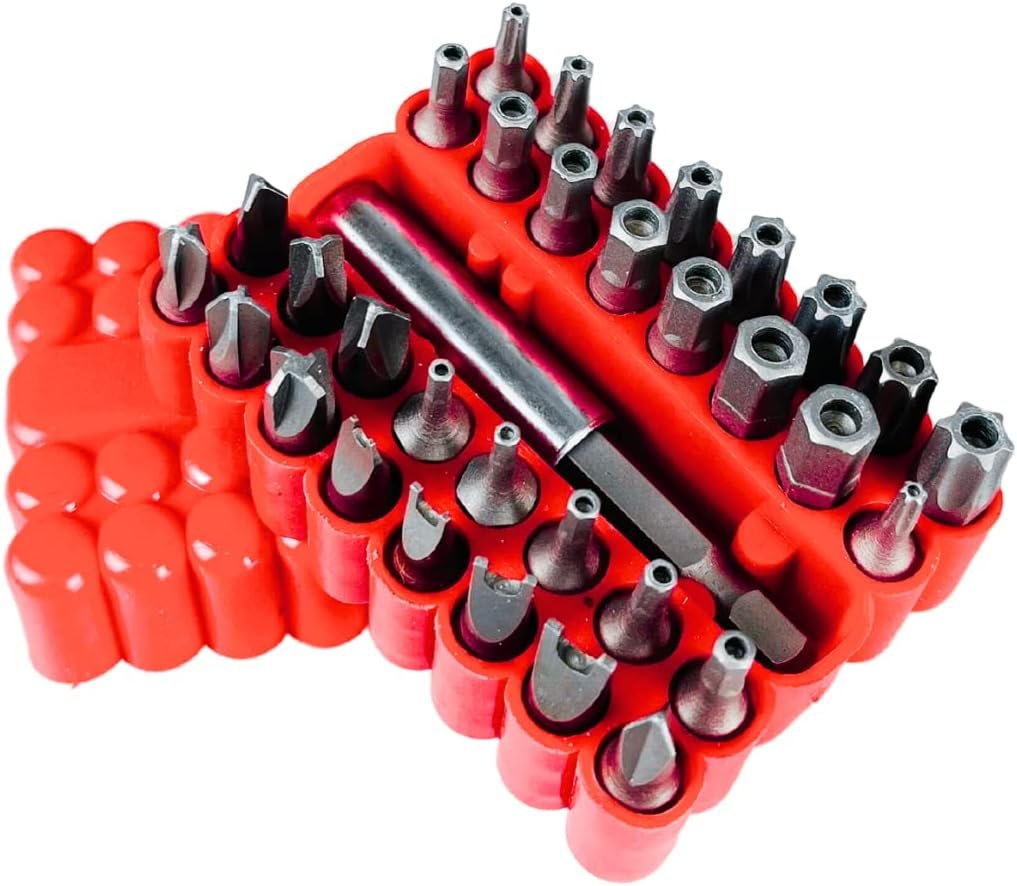 Artesia Tool 33 Pc Security Bit Tamper Proof & Resistant Set | Chrome ...