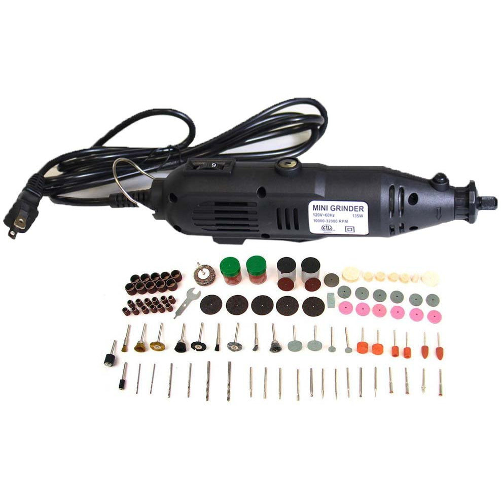 Premium 8.5" Rotary Tool Set With Accessories (Pack of: 1) - TJ9910-16 ...